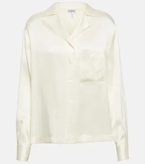 Loewe Anagram Silk Shirt