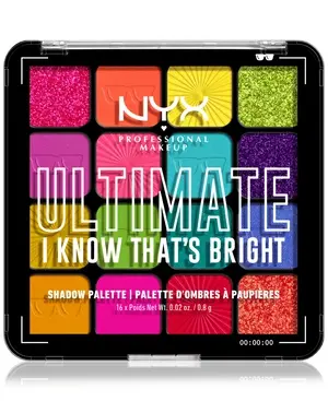 NYX PROFESSIONAL MAKEUP Ultimate Shadow Palette I Know That's Bright