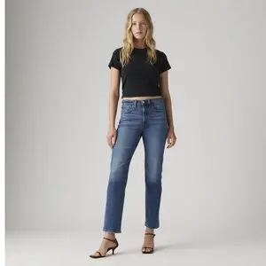 LEVI'S Wedgie Straight Ankle Jeans