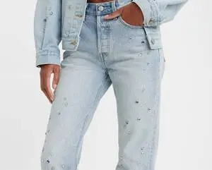 LEVI'S 501 Original Fit Studded Jeans