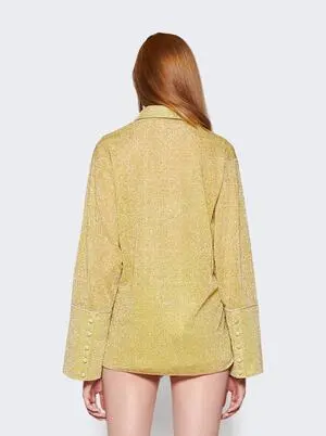 OSÃ©REE Oséree Lumiere Sleeves Shirt Citron