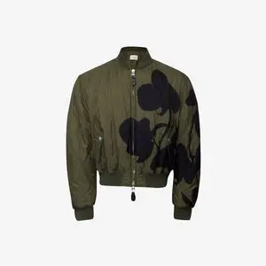 Alexander McQueen Orchid Bomber Jacket