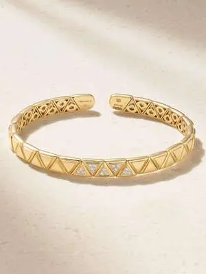 Marina B Triangolini 18-karat Diamond Bangle