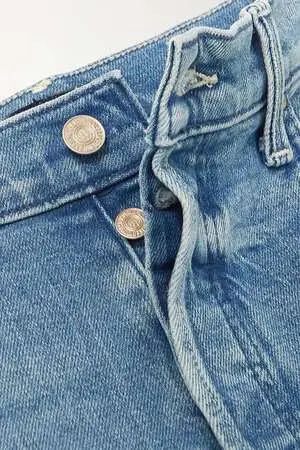 MOTHER Net Sustain The Spinner Skimp High-rise Wide-leg Jeans