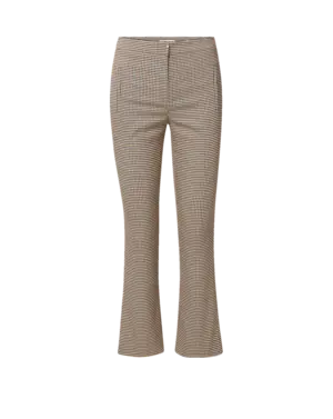 Veronica Beard Arte Kick-flare Pant - Rust/navy Multi