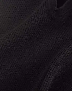 Veronica Beard Sid Knit Tank Top - Black