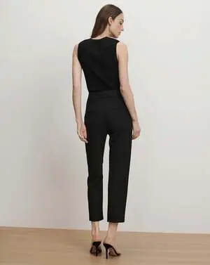 Veronica Beard Sid Knit Tank Top - Black