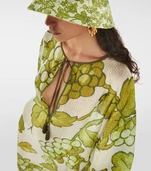 Etro Printed Silk Kaftan