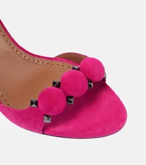 Alaïa La Bombe Suede Sandals