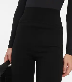 Alaïa High-rise Wool-blend Leggings