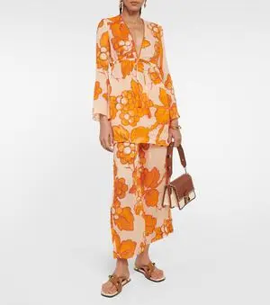 Etro Printed Ramie Tunic