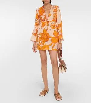 Etro Printed Ramie Tunic