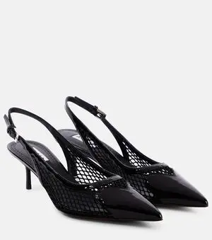 Alaia Metallic Pumps