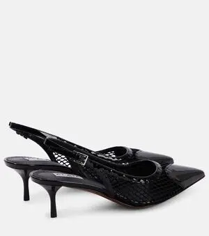 Alaïa Patent Leather Slingback Pumps