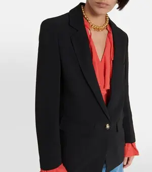 Etro Single-breasted Cady Blazer