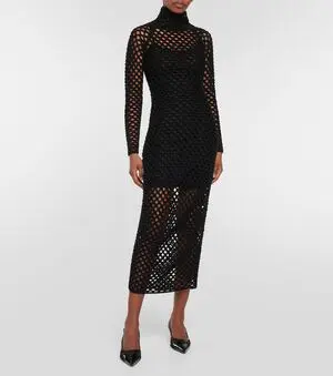 Alaïa Sheer Net Gown