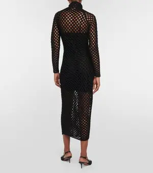 Alaïa Sheer Net Gown