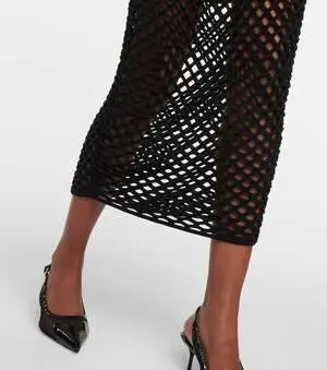 Alaïa Sheer Net Gown