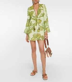 Etro Printed Ramie Tunic