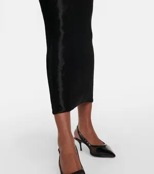 Alaïa Hooded Asymmetric Gown
