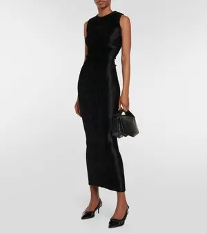 Alaïa Hooded Asymmetric Gown