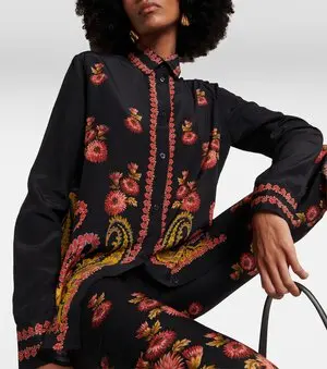 Etro Paisley Silk Blouse