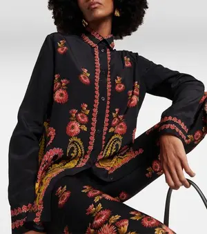 Etro Paisley Silk Blouse
