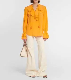 Etro Silk Blouse - Orange