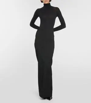 Alaïa Turtleneck Bodysuit - Black