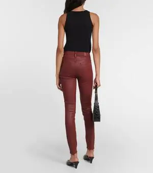 7 For All Mankind High-rise Skinny Jeans