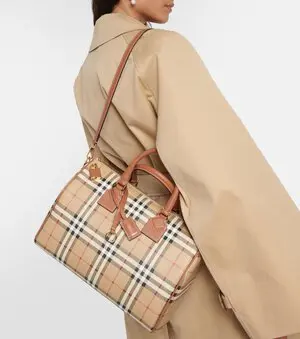 Burberry Check Medium Tote Bag - Multicoloured