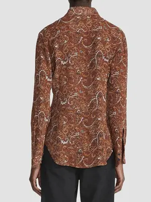 Rag & Bone Antonia Paisley Shirt - Brown Multi