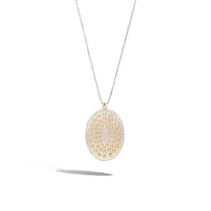 John Hardy Brushed Pendant Necklace