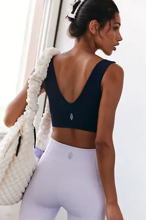 Free People Never Better Crop - Midnight Navy
