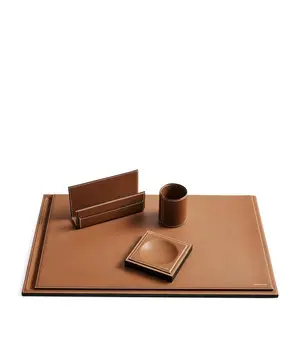 Ralph Lauren Leather Brennan Letter Rack
