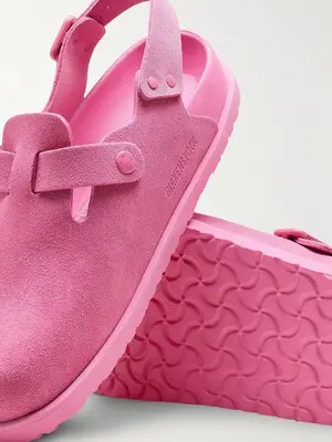 BIRKENSTOCK Tokio Suede Clogs