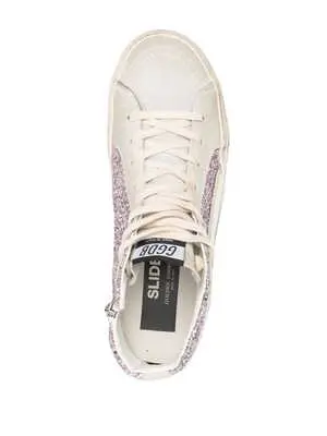 GOLDEN GOOSE Slide Glitter-detail Sneakers - Pink