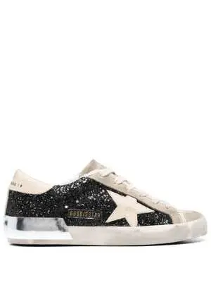 GOLDEN GOOSE Super-star Glitter-detail Sneakers