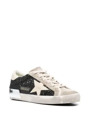 GOLDEN GOOSE Super-star Glitter-detail Sneakers