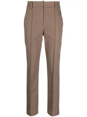 Brunello Cucinelli Slim-leg Stretch-cotton Trousers