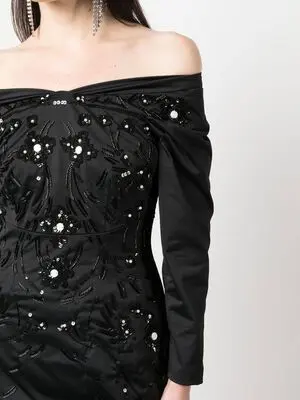 Dsquared2 Embellished Off-shoulder Minidress
