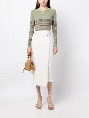 Simkhai Piper Low-rise Straight Skirt