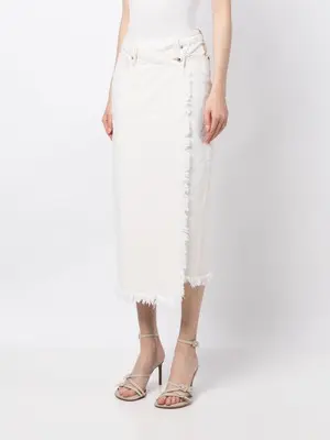 Simkhai Piper Low-rise Straight Skirt