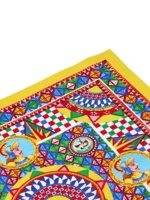 DOLCE & GABBANA CASA Set Of Two Linen Napkins - Yellow