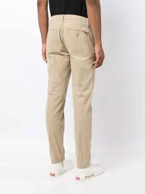 LEVI'S Logo-patch Chino Trousers - Brown