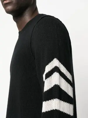 Zadig&Voltaire Kennedy Cashmere Chevron Jumper - Black