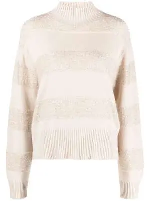 Brunello Cucinelli Drop Shoulder Sweaters For Women