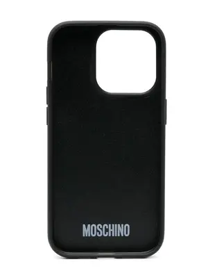 Moschino Graphic-print Iphone 14 Pro Case