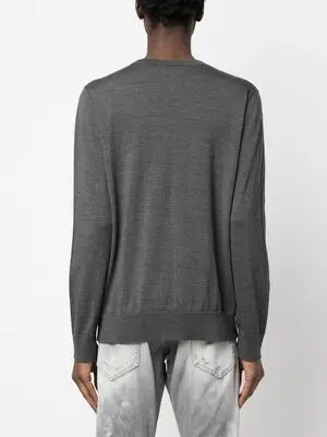 Dsquared2 Maple Leaf-motif Sweater - Grey