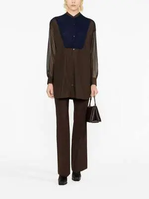 Undercover Panelled Poplin Shirt